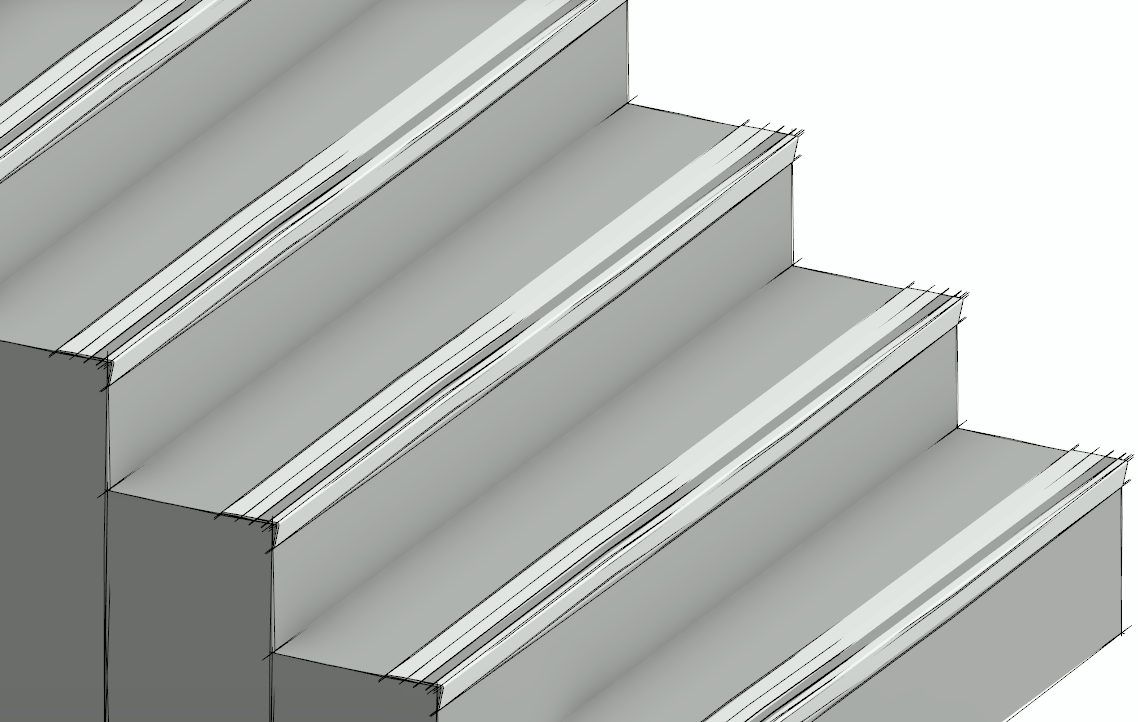 Stair Nosing BIM OBJECT: free BIM file downloads e.g., Revit, IFC, etc ...