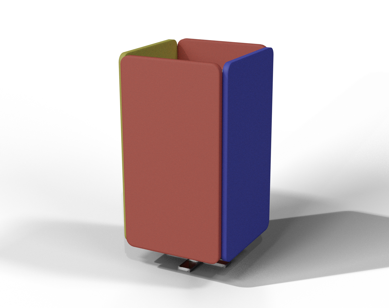 Outdoor waste basket BIM OBJECT: free BIM file downloads e.g., Revit ...