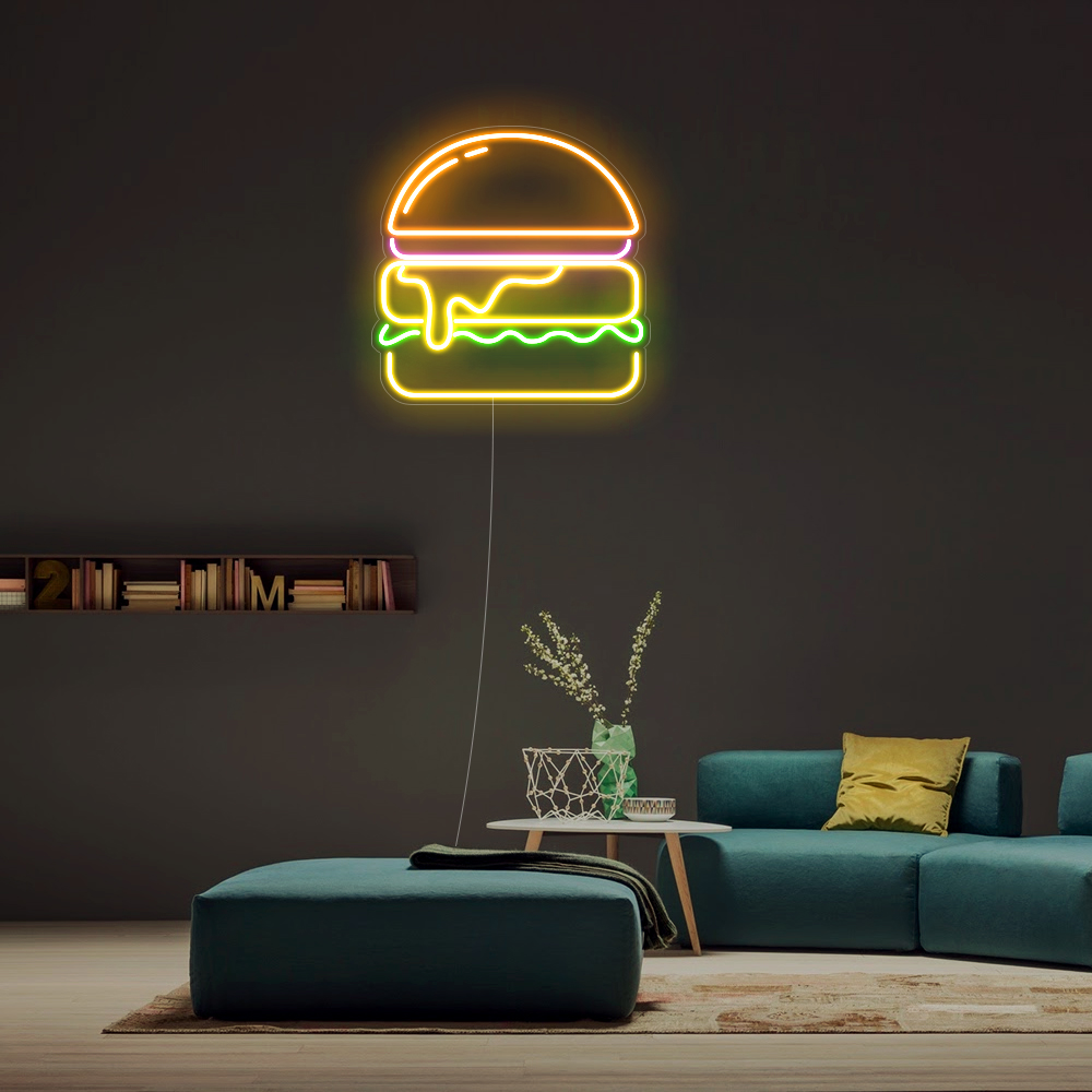 Néon Burger | Néon Décoratif – Mon Joli Neon