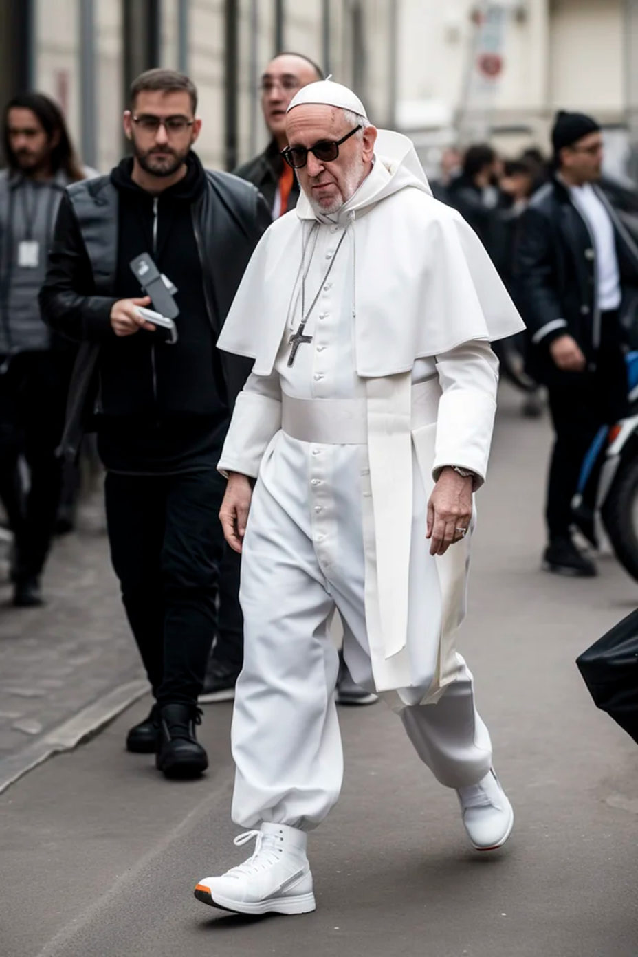 Así se viralizó la foto del Papa Francisco con un puffer