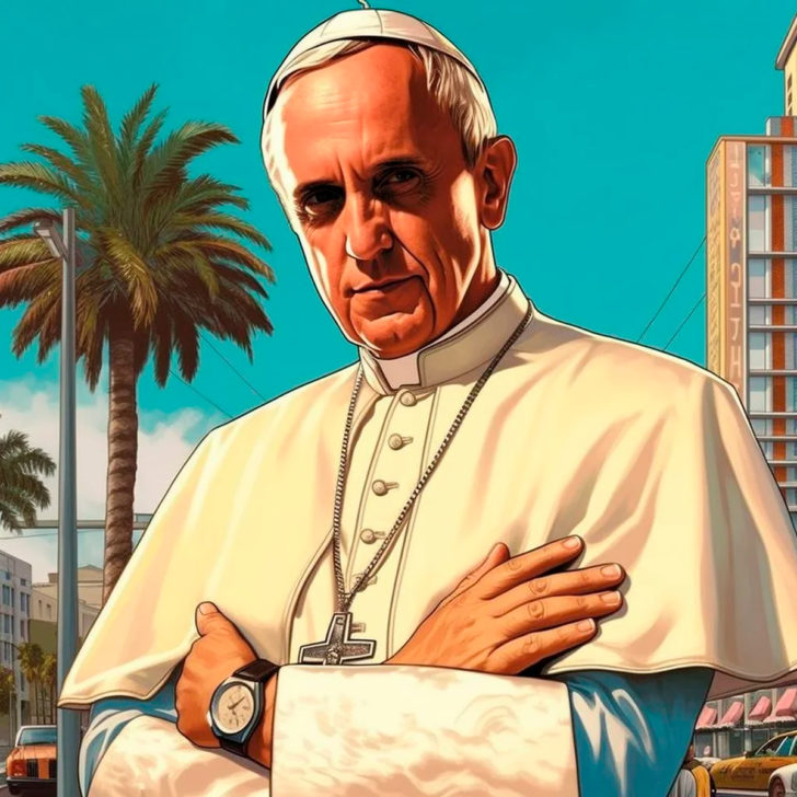 Así se viralizó la foto del Papa Francisco con un puffer