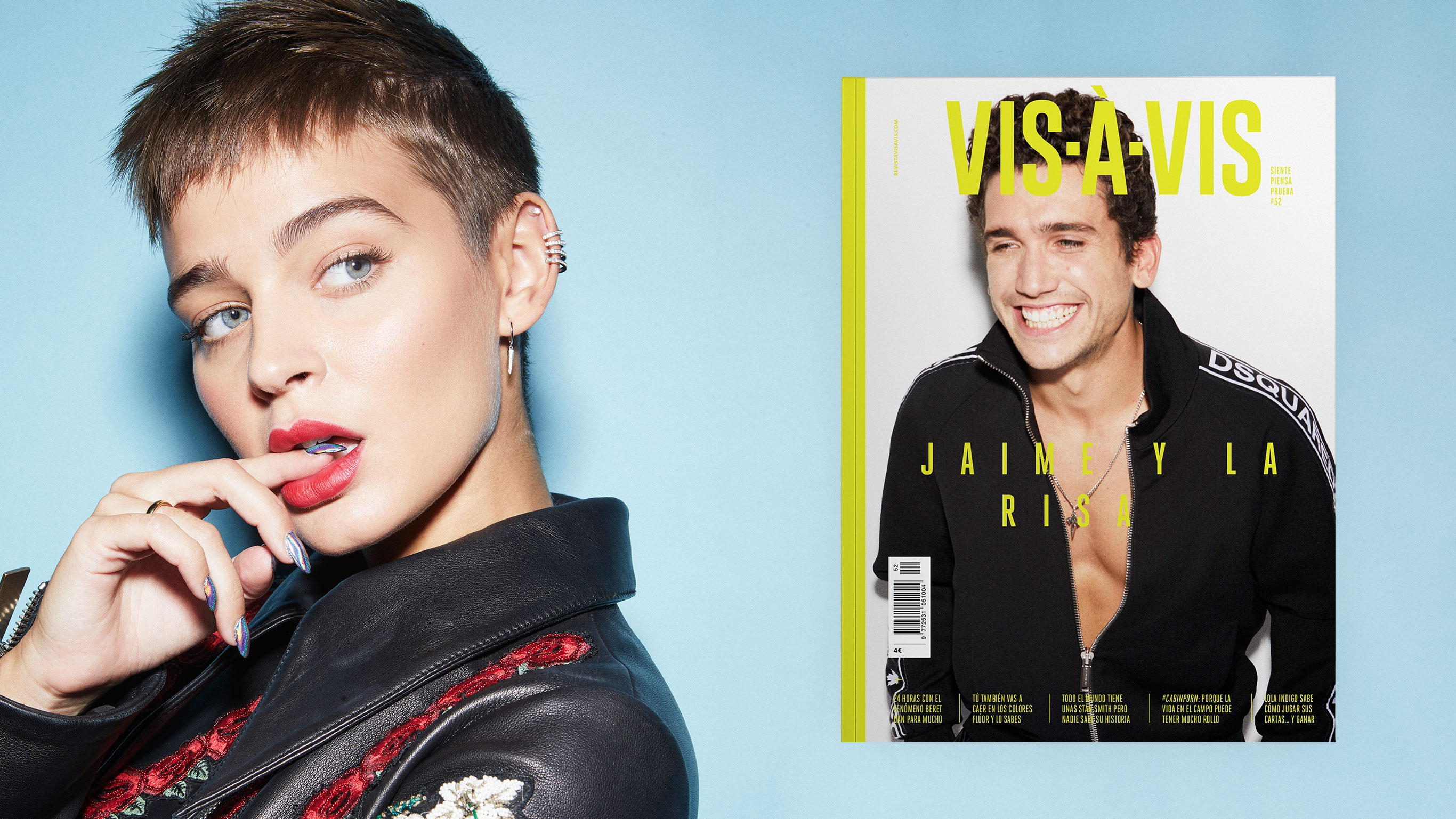 Laura Escanes y Jaime Lorente, portadas del nuevo número de Vis-à-Vis